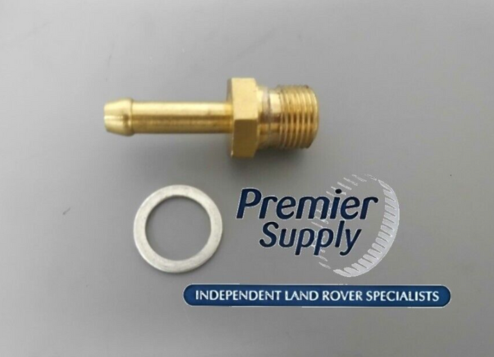 LAND ROVER DEFENDER 4 CYL PETROL CARBURETTOR FUEL INLET PIPE RTC4419 ...